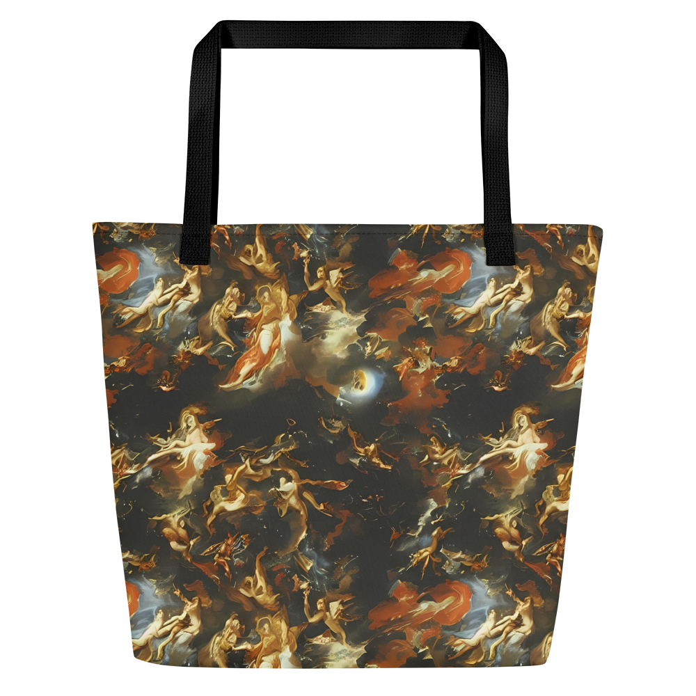 Large Tote Bag w/ Pocket - Van Dyck Vortex – mindprint