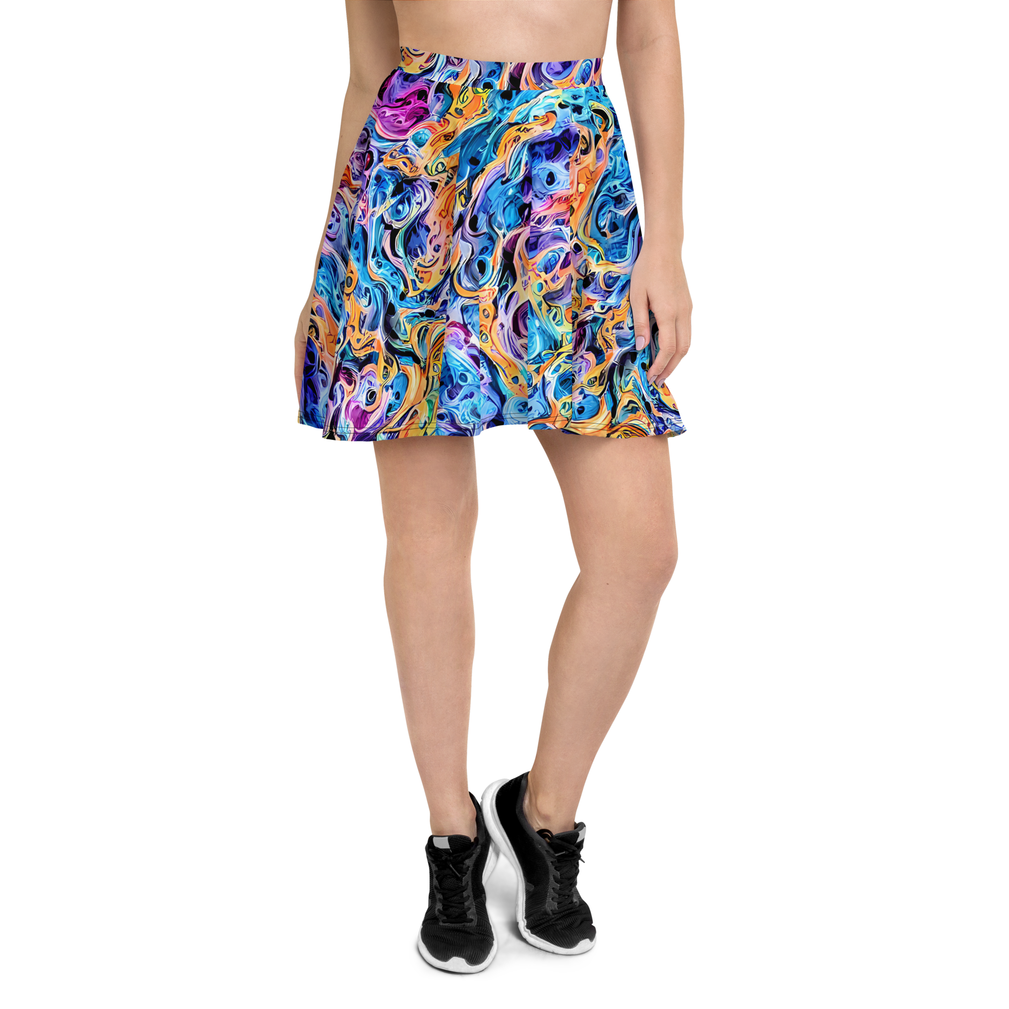 Skater Skirt - Rococo Vortex – mindprint