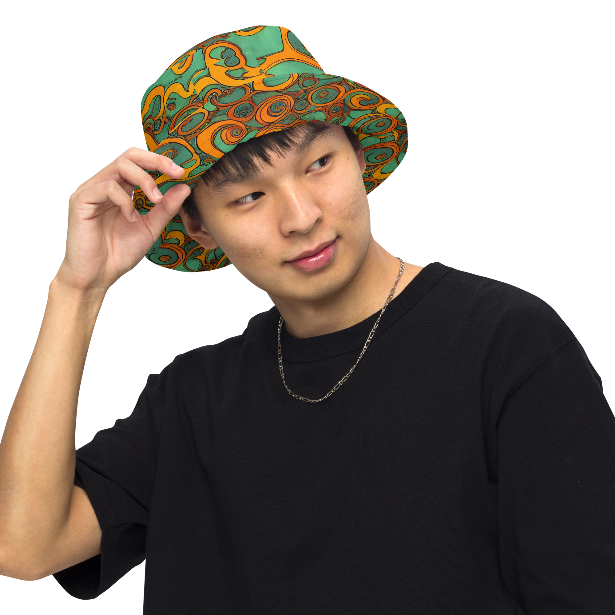 Reversible Bucket Hat - Nebula Nodes – mindprint